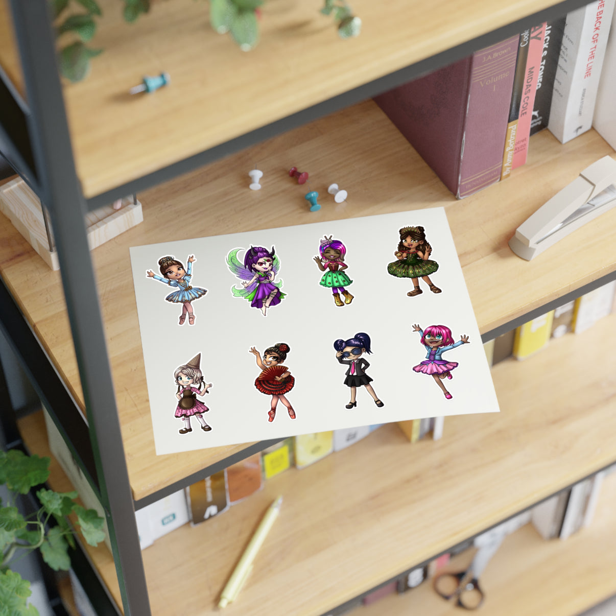 TutuLand - Characters Vinyl Sticker Pack Sheet