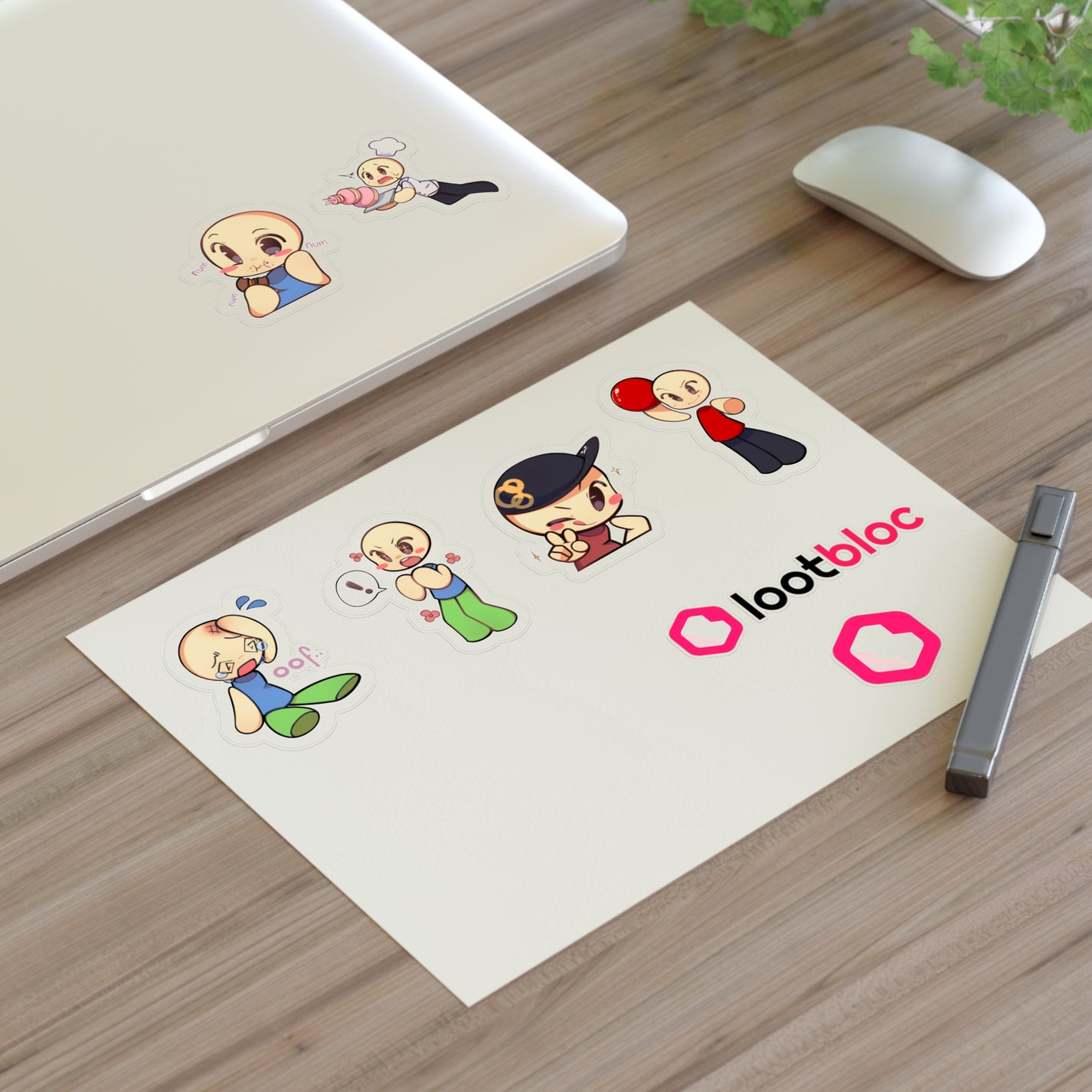 Emoticon Vinyl Sticker Pack Sheet by Lootbloc (1pc)