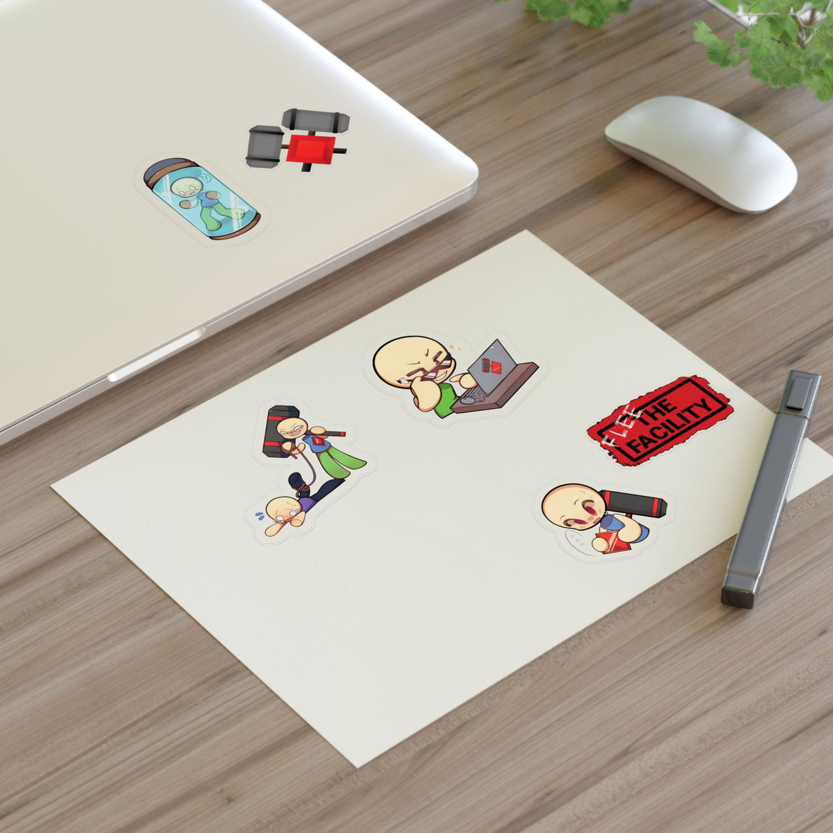 Flee The Facility - Emoticon Vinyl Sticker Pack Sheet (1pc)